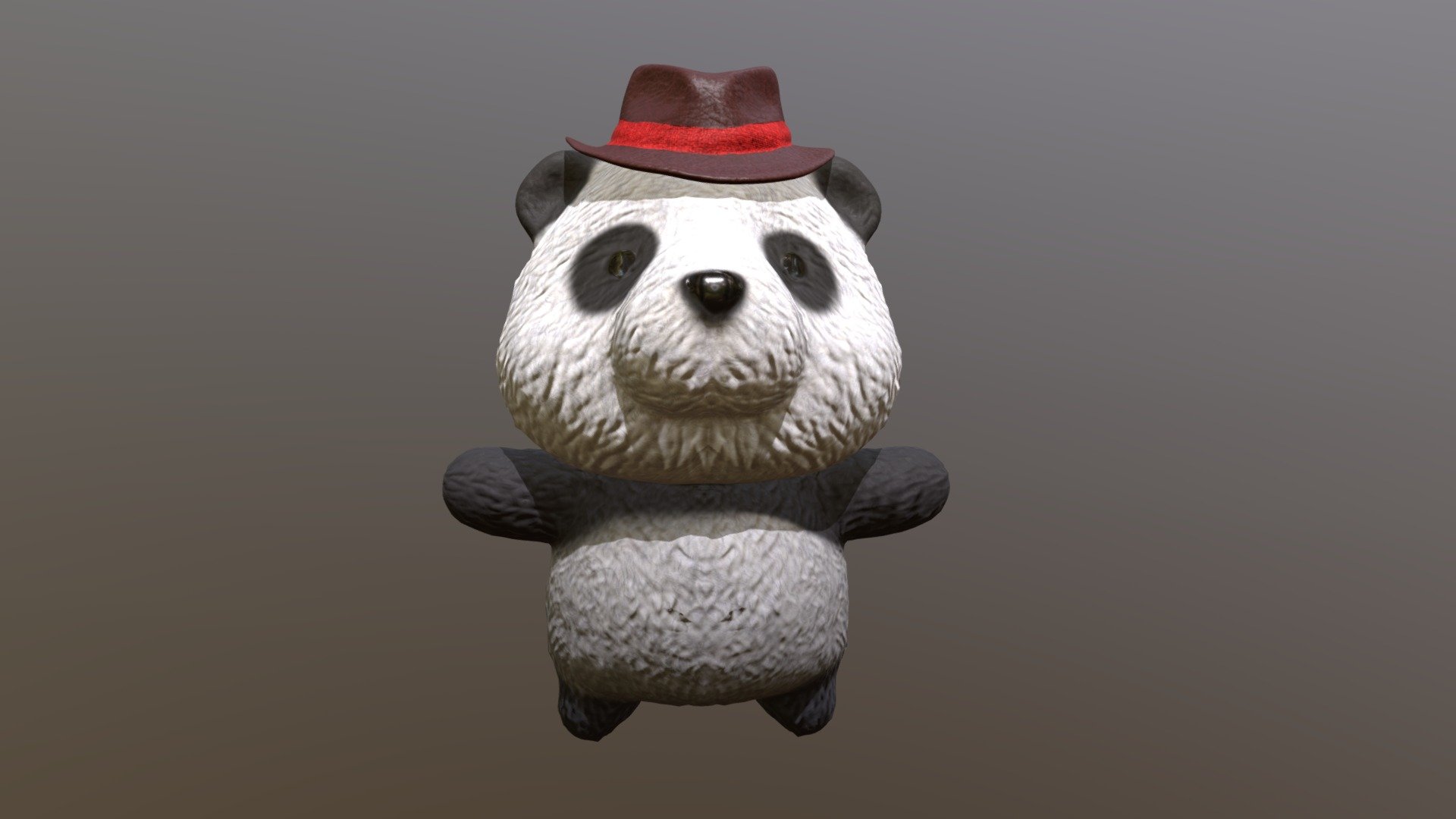 Panda detective - 3D model by gonzagtf [26bc127] - Sketchfab