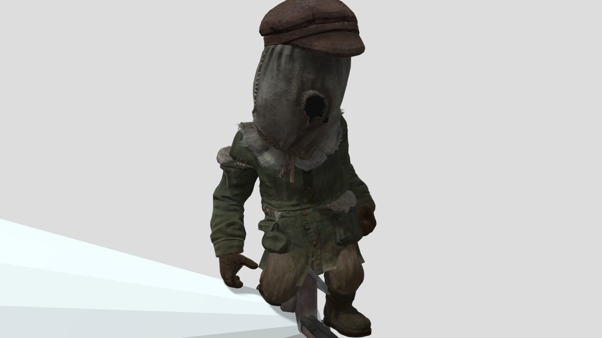 Hunter All animation little nightmares 2 - Download Free 3D model by ...