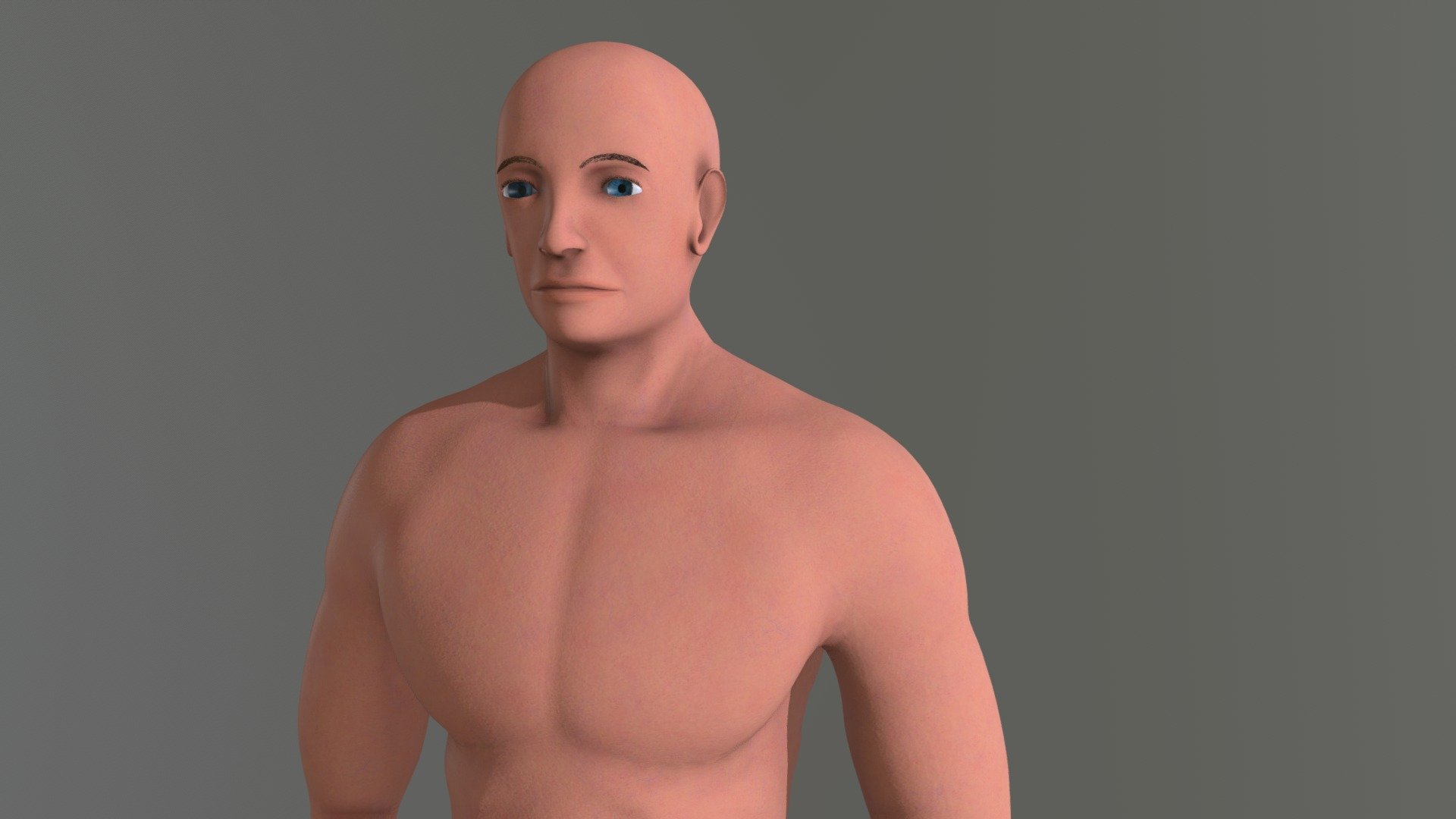 3D Male Model - 3D model by DanAranDesigns [26c0705] - Sketchfab