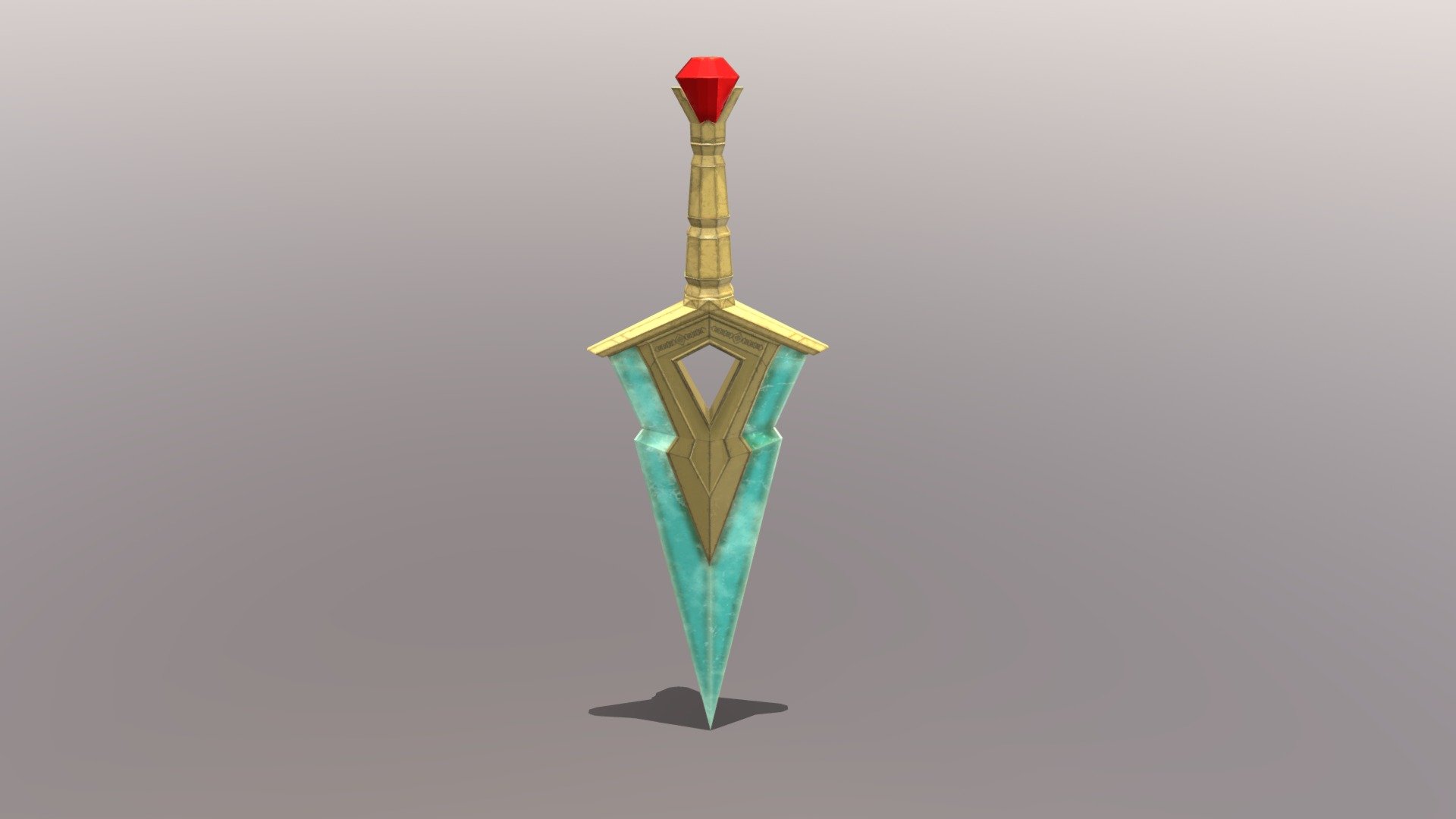 Dagger Jade - 3D model by carleslopeziglesias [26c0e2b] - Sketchfab