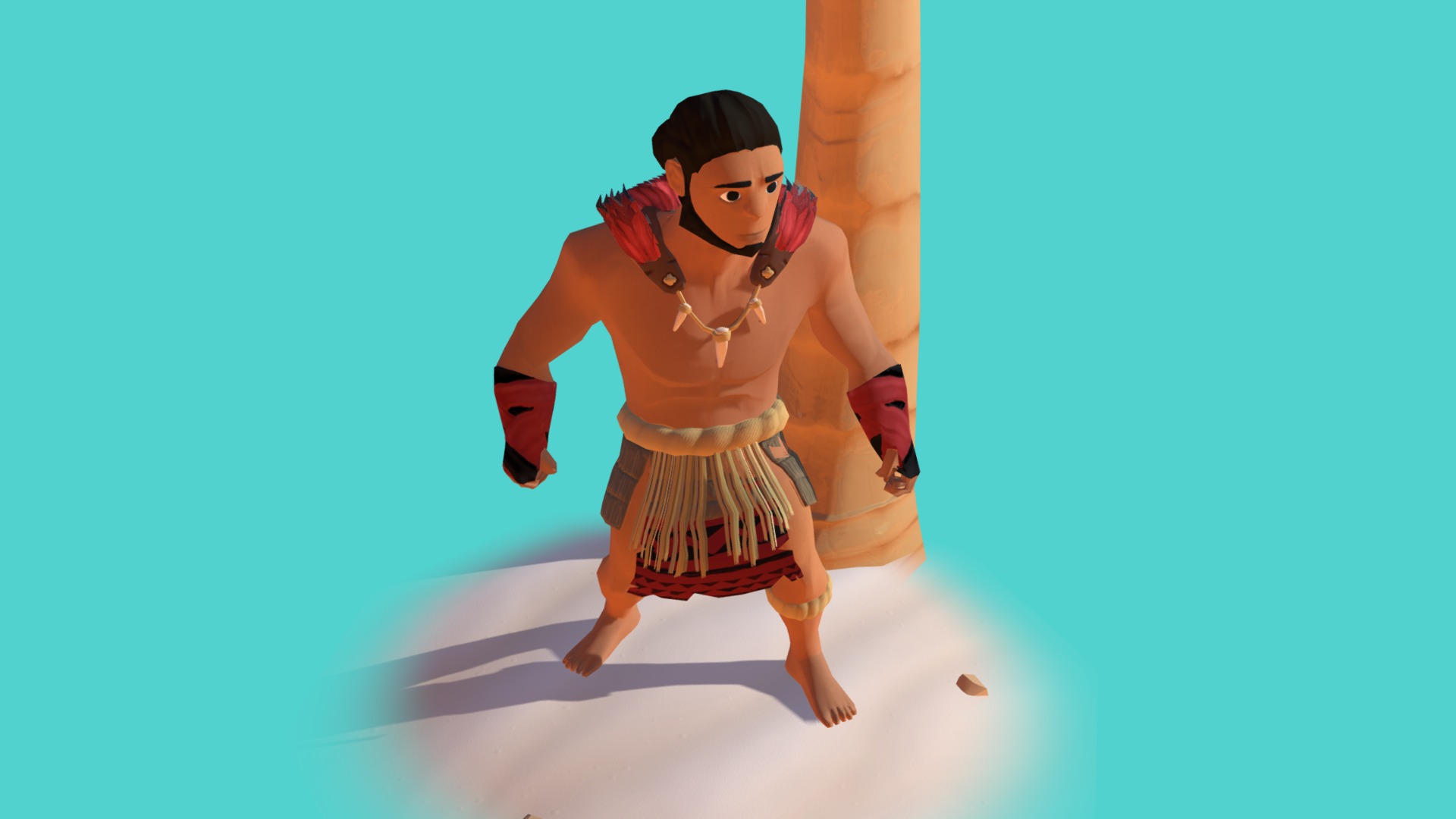 Polynesian Warrior - 3D model by Ynk [26c1aeb] - Sketchfab