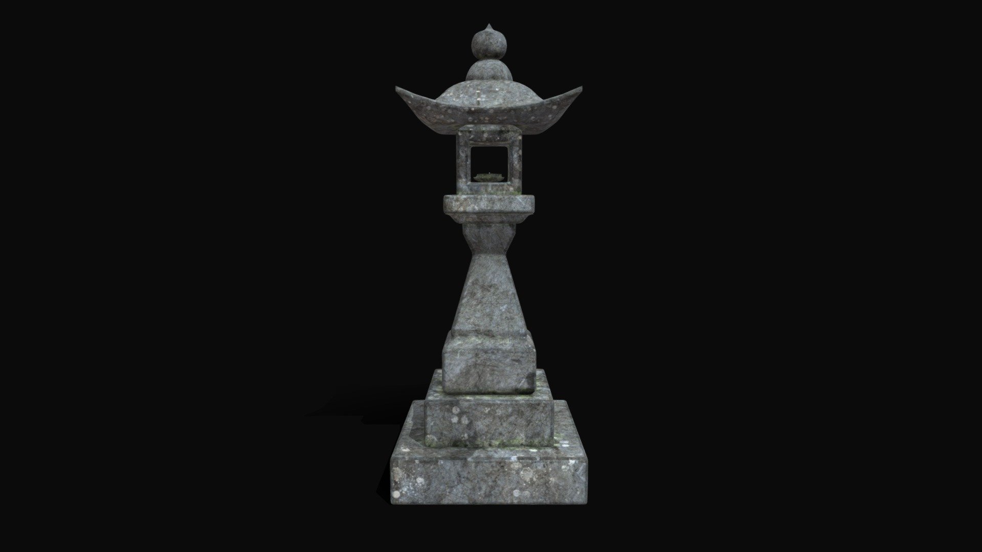 stone lantern - Download Free 3D model by local.yany [26c33d5] - Sketchfab