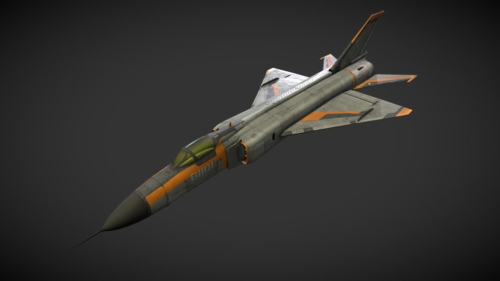 Shenyang J-8 - 3D model by brandenbrushett [26c6b52] - Sketchfab