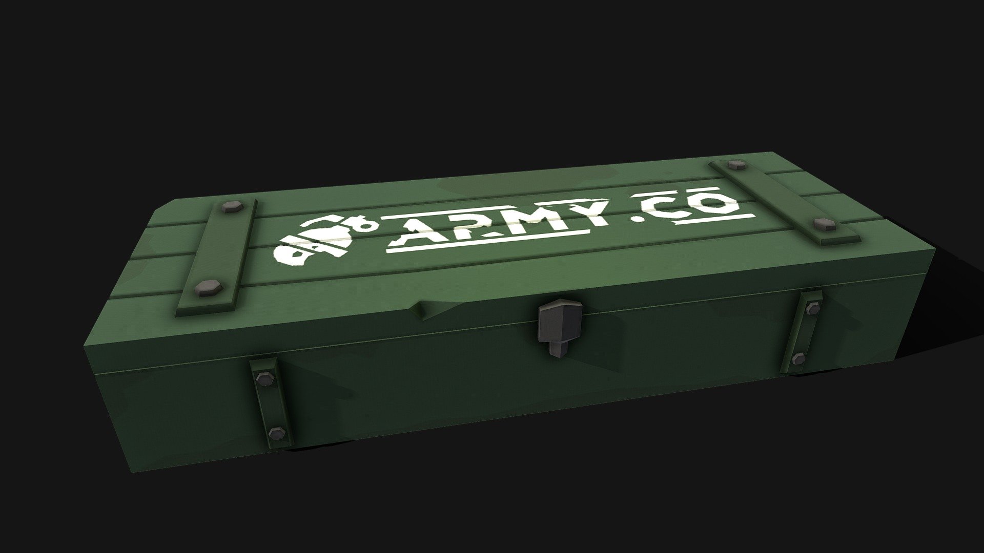 Weapon Crate (Low Poly) - 3D model by Likonisa (@eDU6tjT5IDwTntq ...