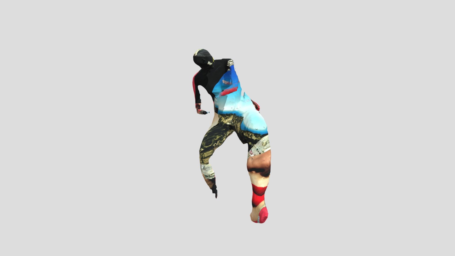 Collage Human 1 - Download Free 3D model by Second Sight Visuals ...