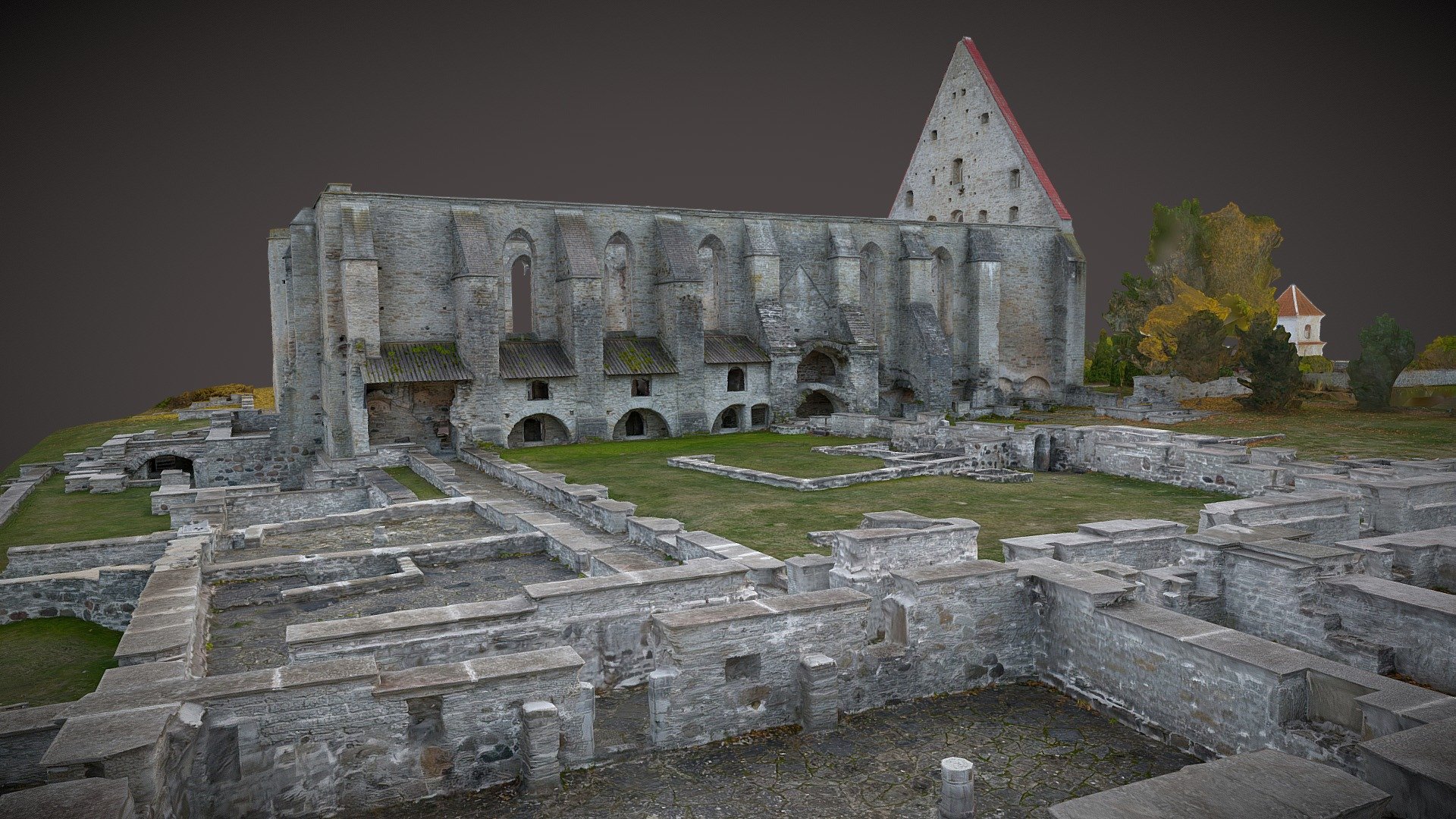Ruins of the St. Brigit's Convent in Tallinn - 3D model by Saulius ...