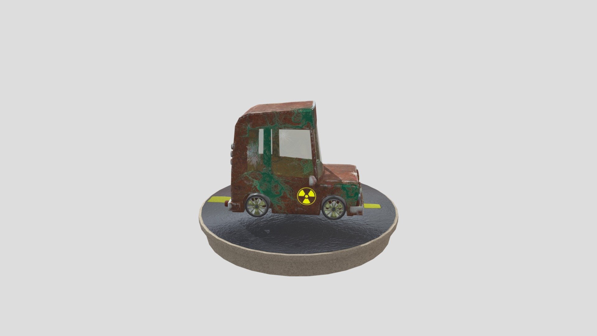 3D Apocalyptic car - 3D model by Alli_arts [26caad5] - Sketchfab