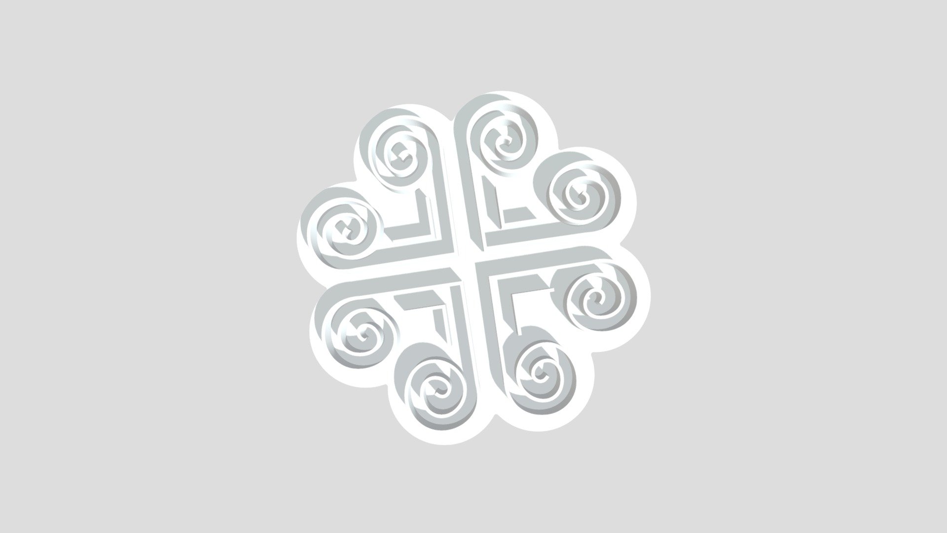 Hmong Heart 4cm Stamp STL File - Download Free 3D model by polymerclay ...