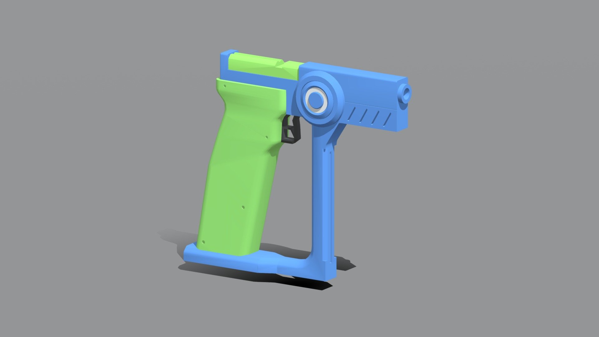 Sci-fi laser gun - Download Free 3D model by AdenD [26cc200] - Sketchfab