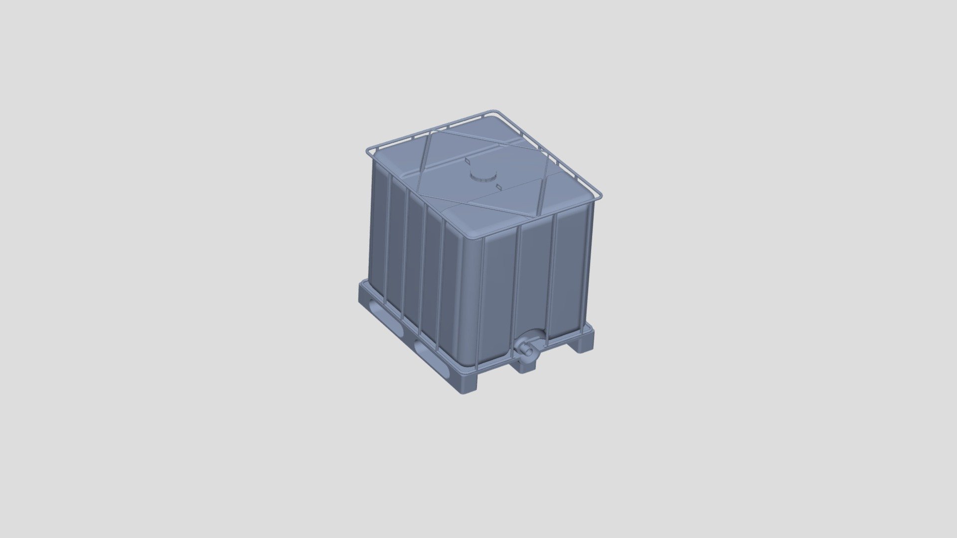 IBC_Container_1m3 - 3D model by denys.darchuk [26ce385] - Sketchfab