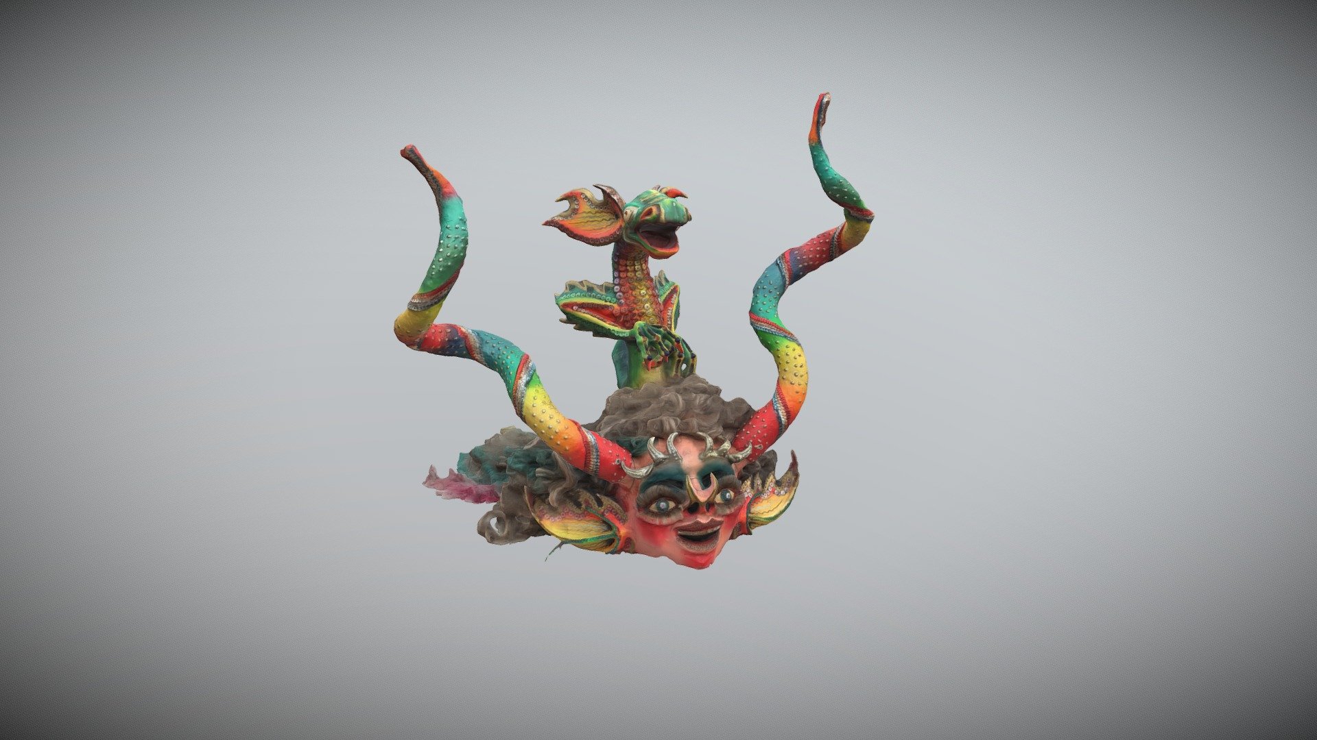 17 MASCARAS DE DIABLADA - 3D model by mincetur [26ce686] - Sketchfab