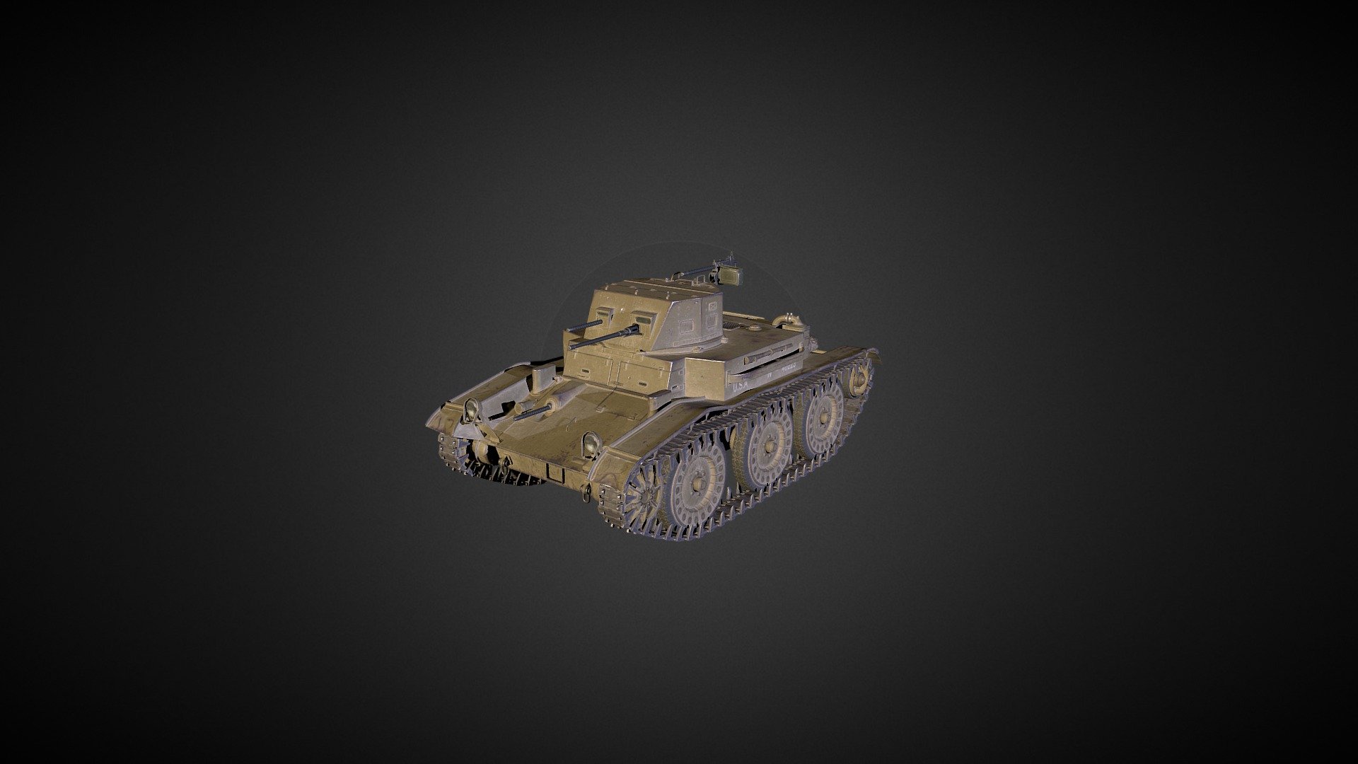 T7 Combat Car - 3D model by Degit22 [26d1b4d] - Sketchfab
