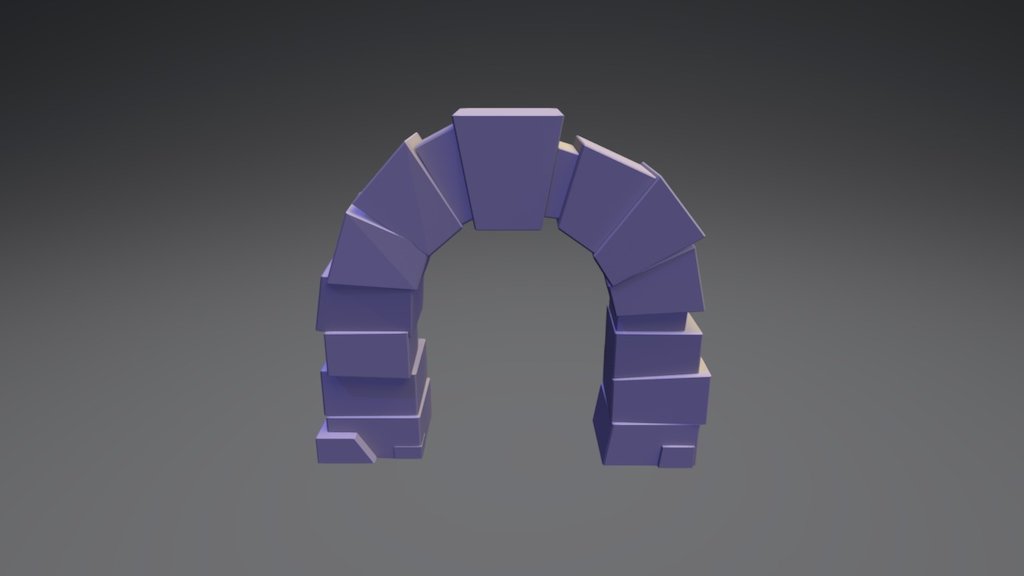 Stone Arc Lowpoly - 3D model by Sergio Martín (@GioTachi) [26d20a7 ...