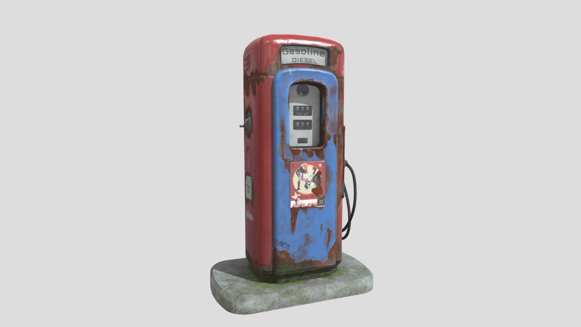 Gas Pump - Download Free 3D model by Updem [26d2456] - Sketchfab