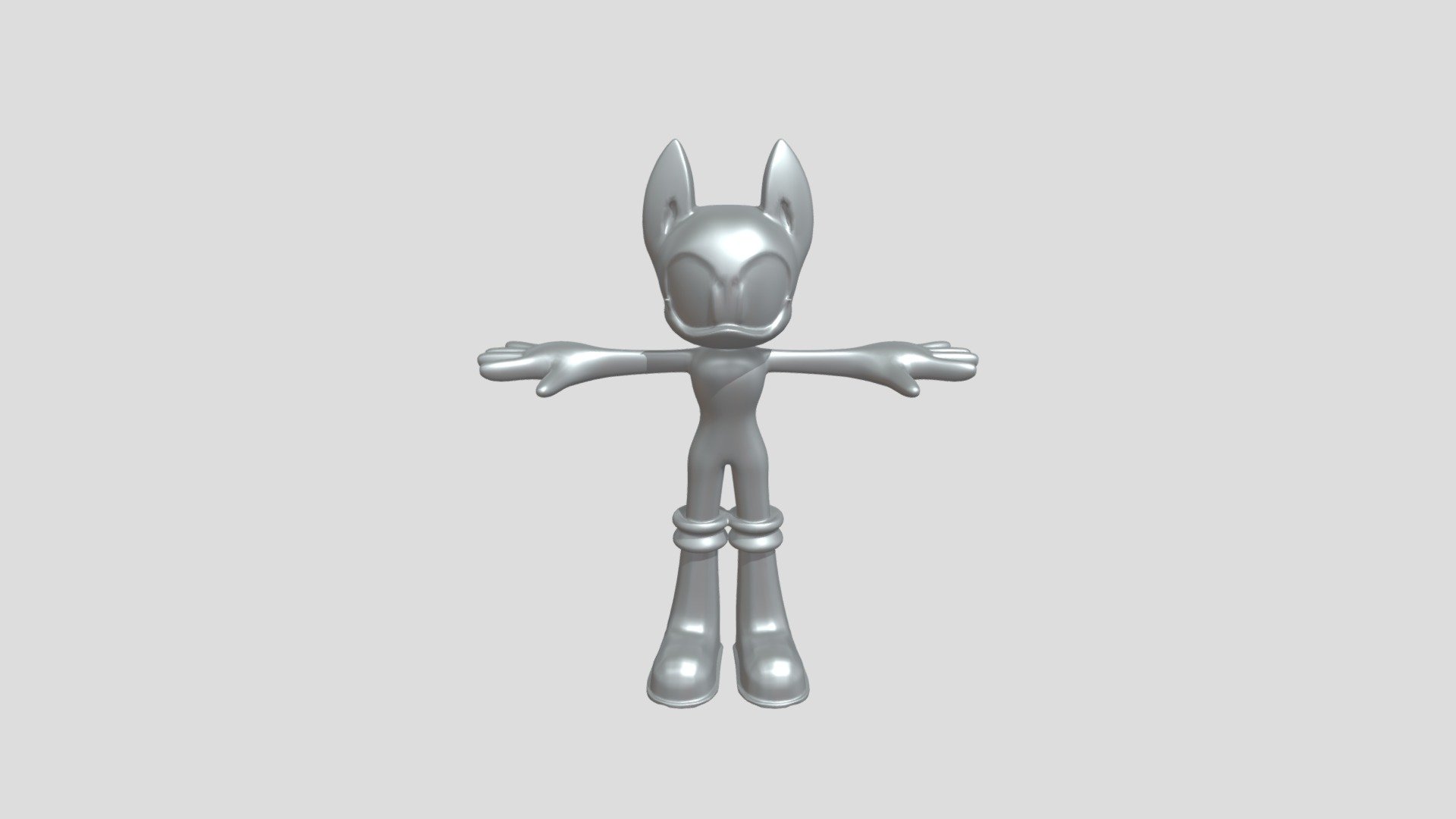 cartoon anthropomorphic character - 3D model by ...