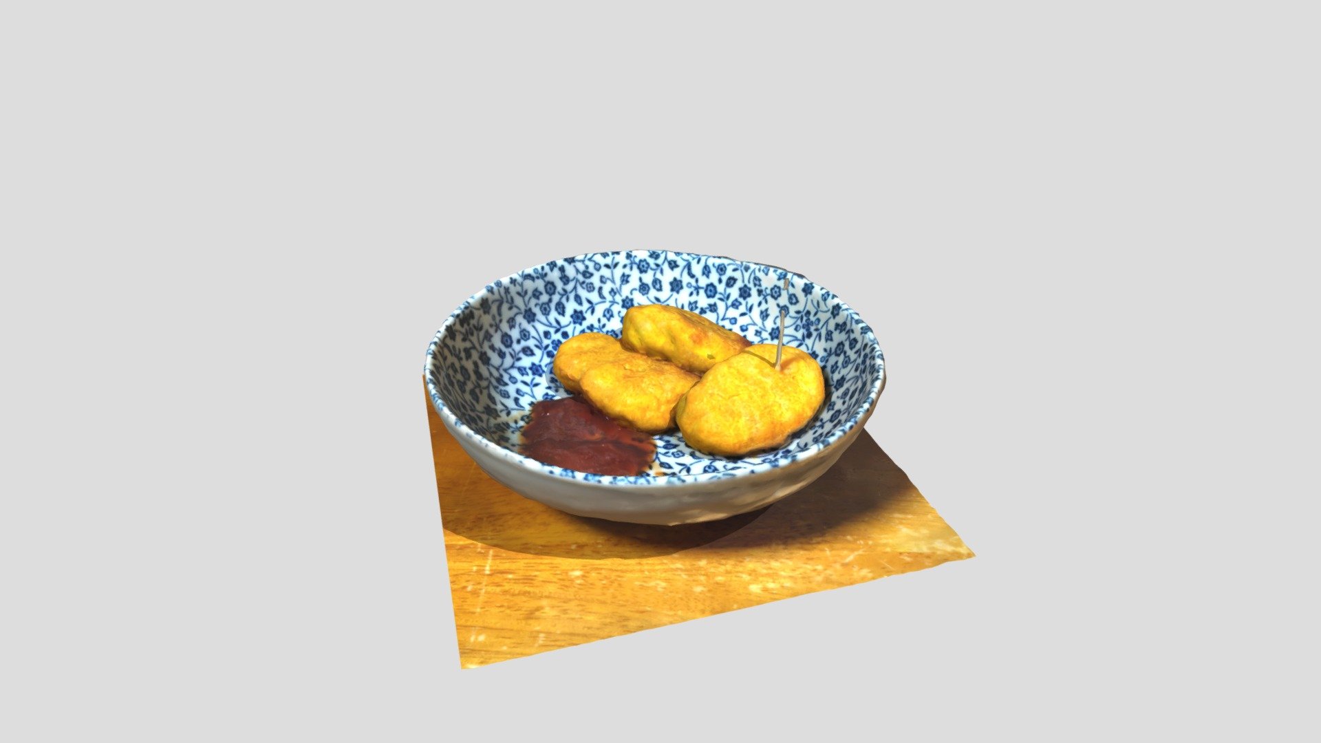 chicken nugget - Download Free 3D model by otukaren [26d4558] - Sketchfab