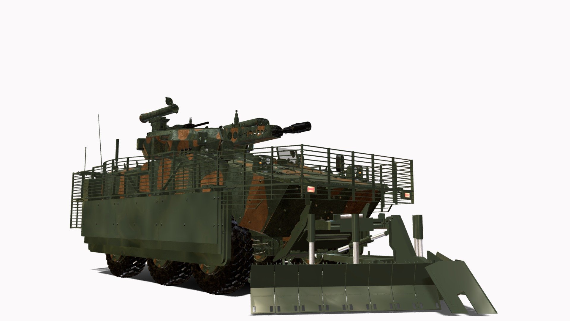 IVECO GUARANI 6X6 COM SURFACE CLEARANCE DEVICE - 3D model by LM3D ...