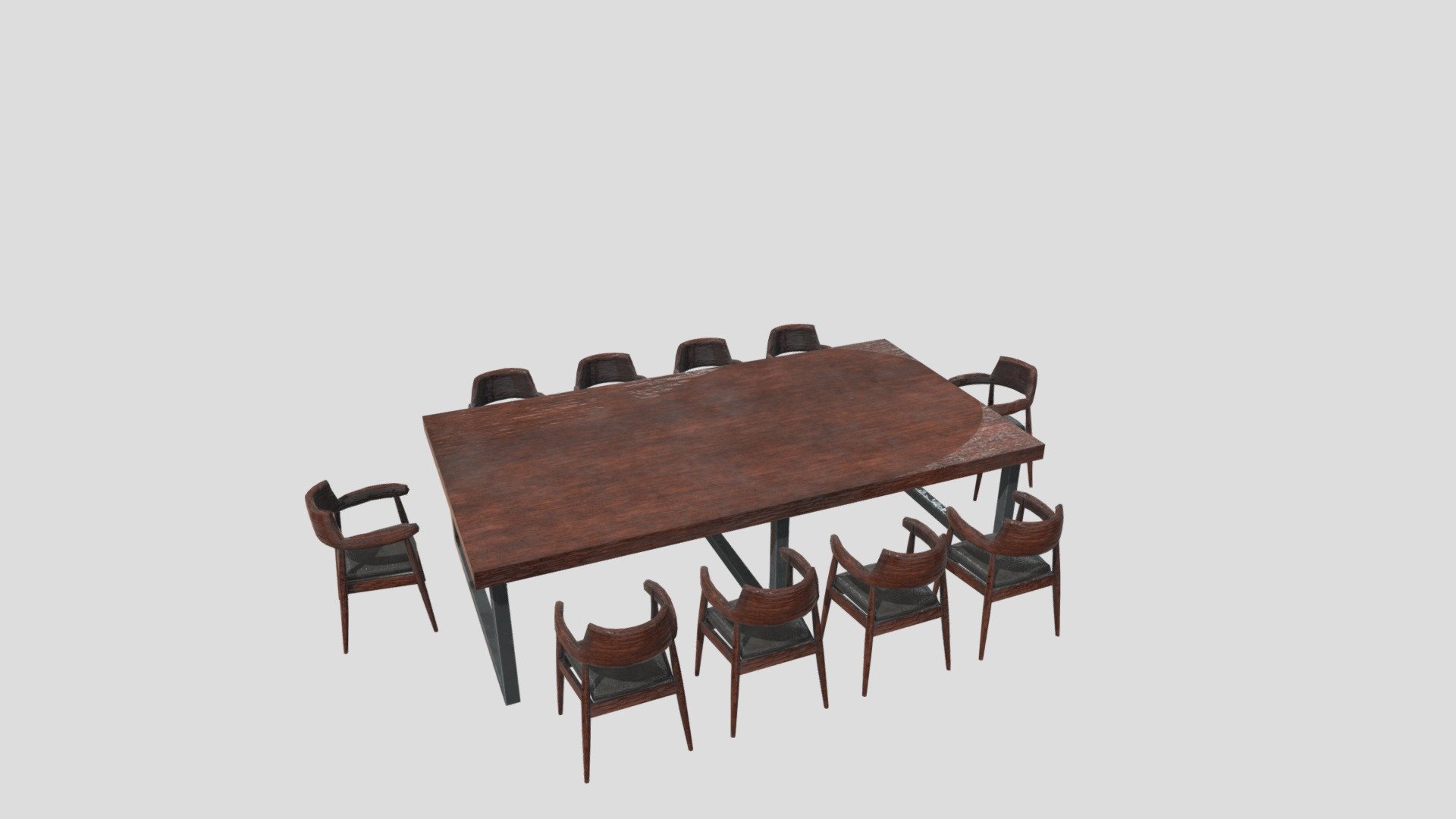 Long Table_5 - Buy Royalty Free 3D model by rebuilderai (@RebuilderAI ...