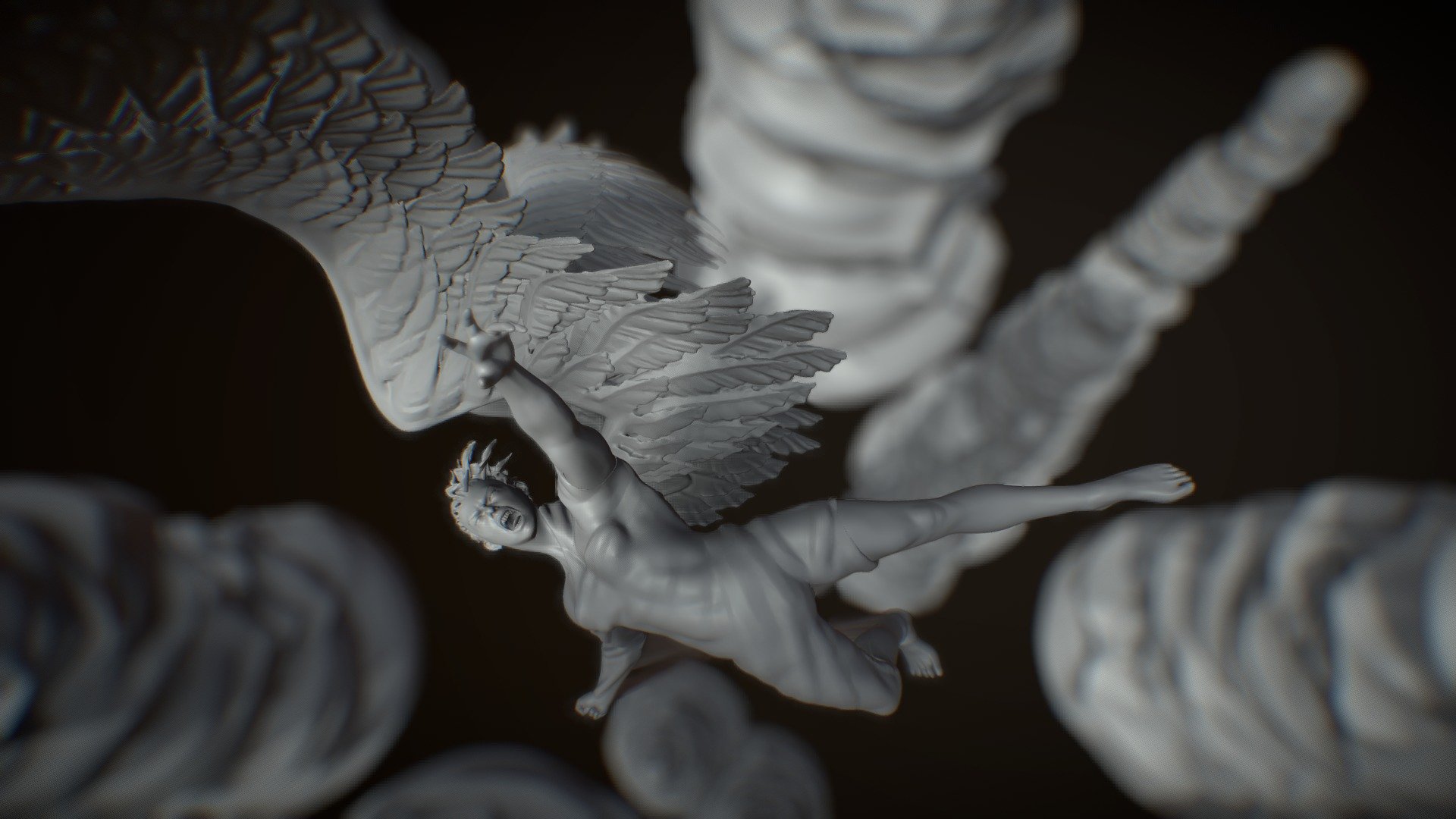 La Chute - 3D model by EnOWO (@Enora.Eloi) [26d5a1d] - Sketchfab