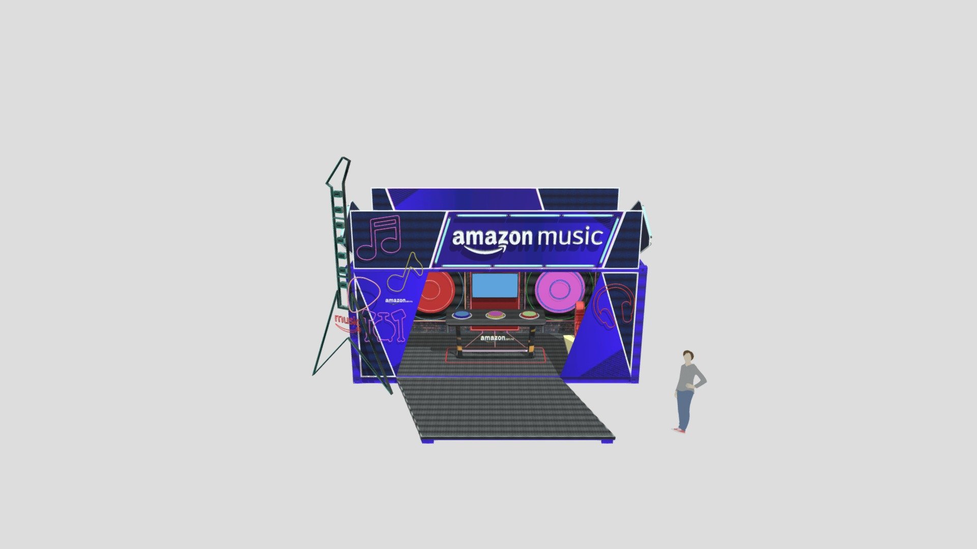 AMAZON CONTAINER MODEL 20FT - 3D model by edr_indesign [26d82d8 ...