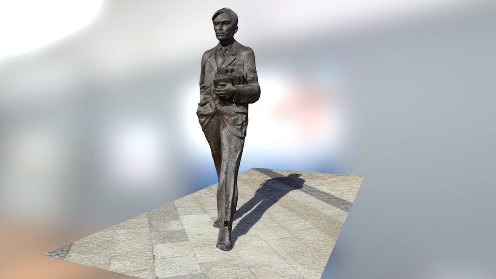 Alan Turing (1912 – 1954) - 3D model by public-art.uk [26d96f0] - Sketchfab