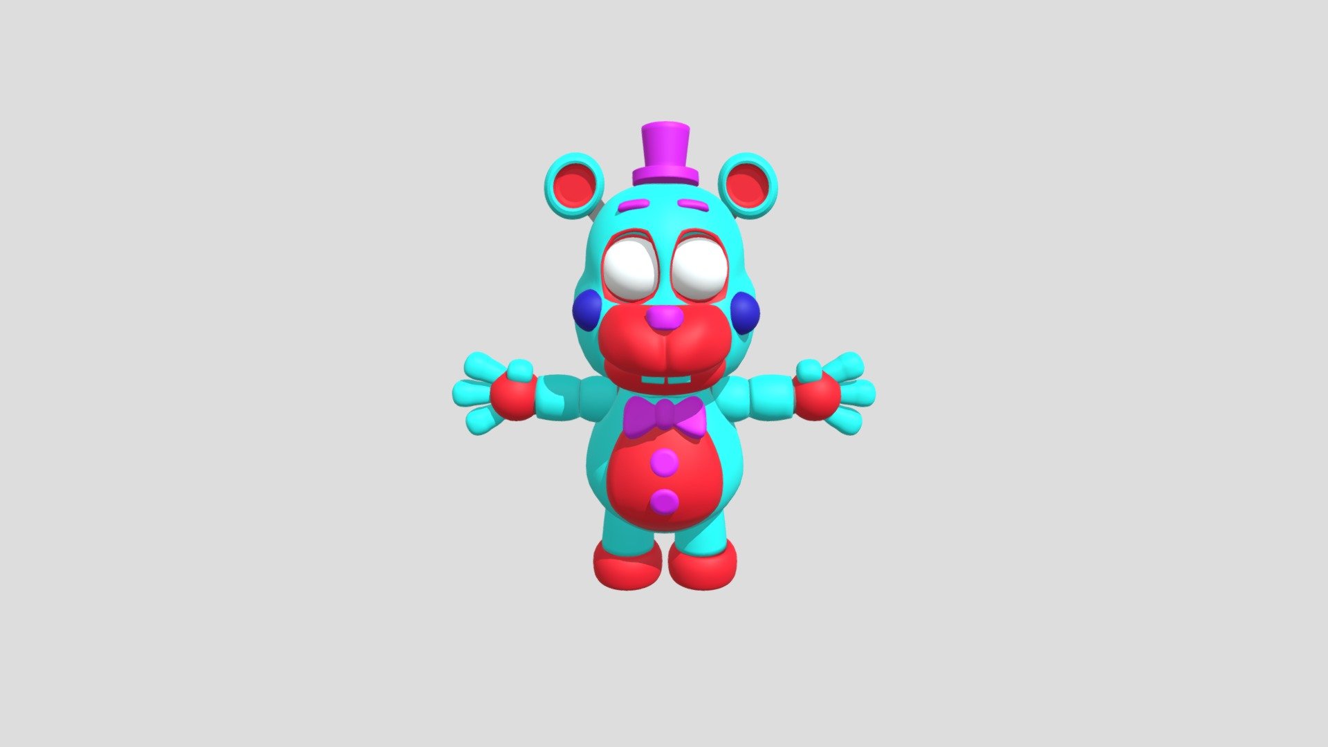 Helpy-fnaf-6 - 3D model by SAM1981 [26da3c9] - Sketchfab