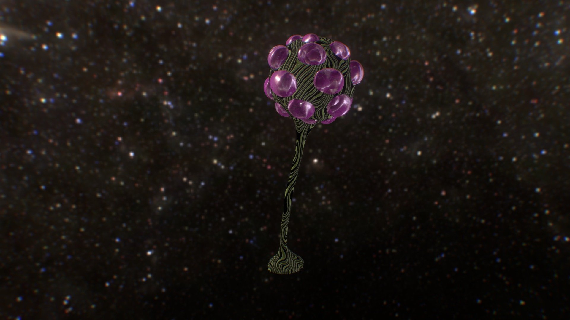 Alien Plant - 3D model by Aitormega [26db270] - Sketchfab