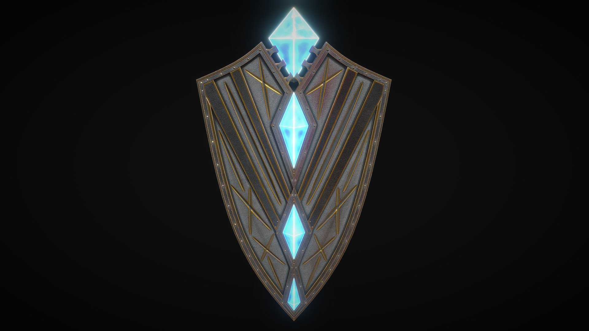 Fantasy shield 2 - 3D model by Nicu_Tepes_Vulpe [26dc20e] - Sketchfab