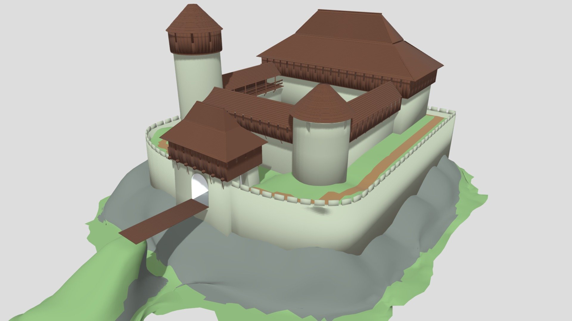 Talmberg Castle - 3D model by Baquid [26dc508] - Sketchfab