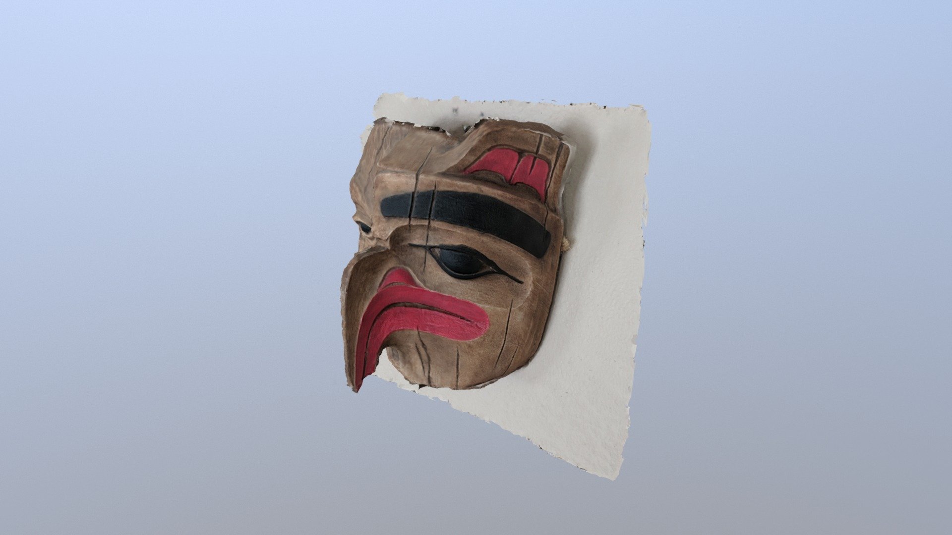 Mask on wall - 3D model by cfa (@c_a_) [26dcf7e] - Sketchfab
