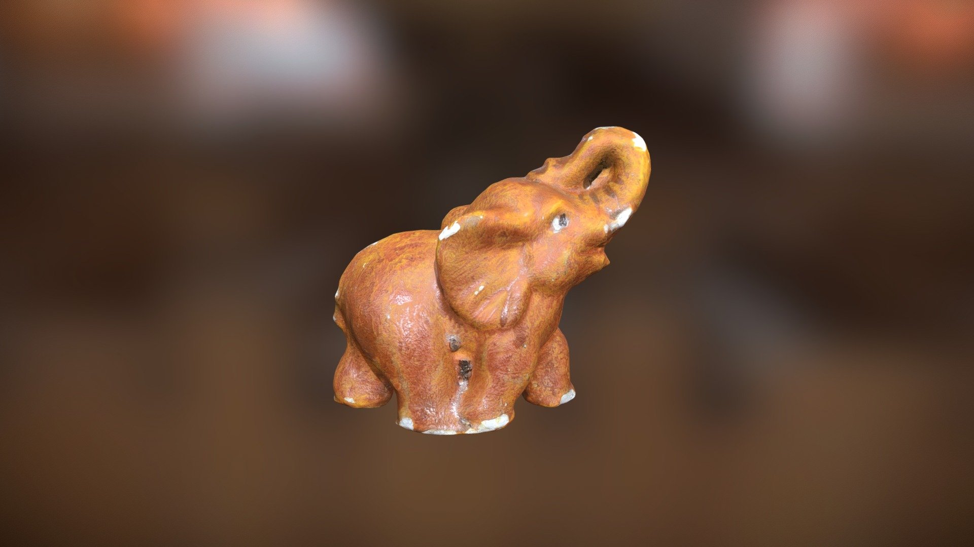 Elephant (Plaster) - 3D model by madhushangj [26dee49] - Sketchfab