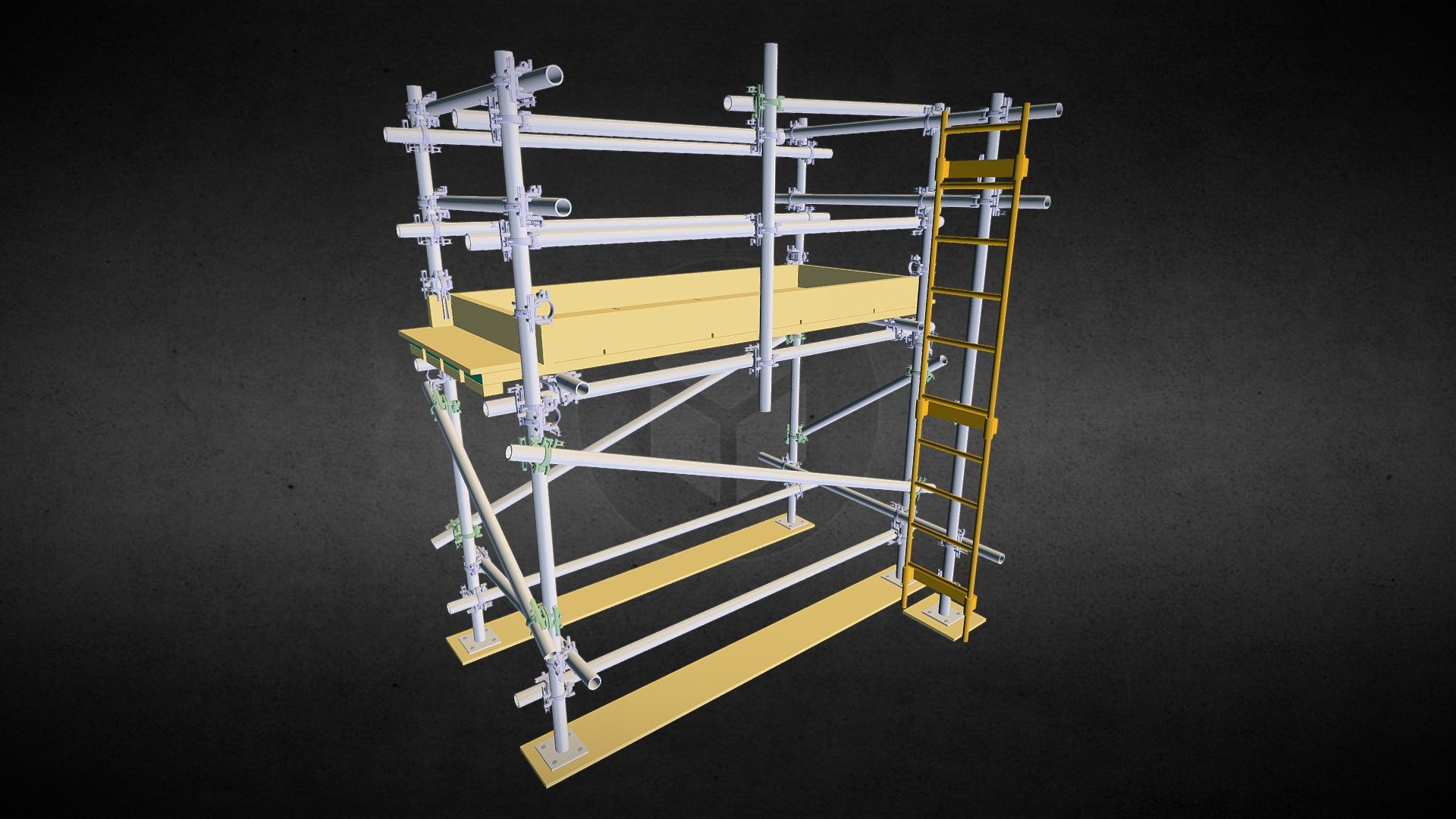 Scaffold - 3D model by omegatron20xx [26e03f0] - Sketchfab