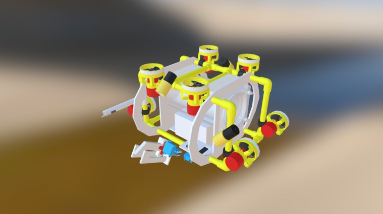 AscendTech 2016 ROV - 3D model by alitsai6 [26e0684] - Sketchfab