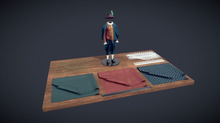 Textiles 3D models - Sketchfab