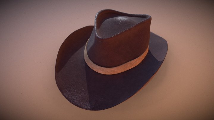 Leather-hat 3D models - Sketchfab