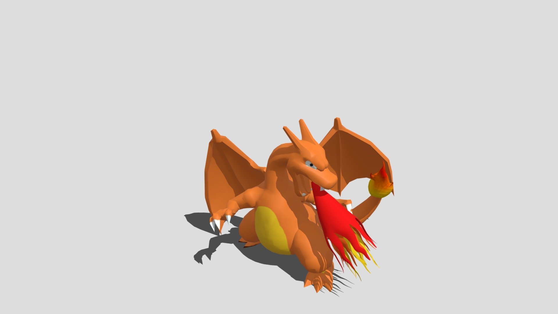 Charizard - Download Free 3D model by Justin Rajan (@justin.rajan.6619 ...
