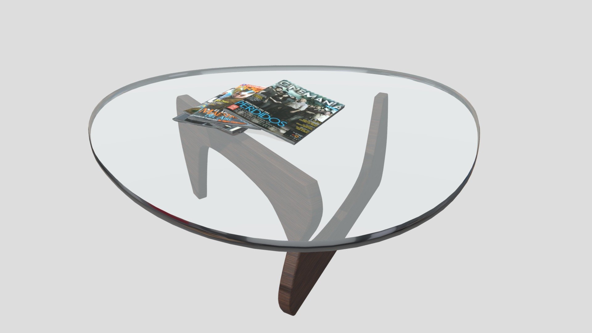 Vitra Brown Coffee Table - Download Free 3D model by Aleksander Buzlaev ...