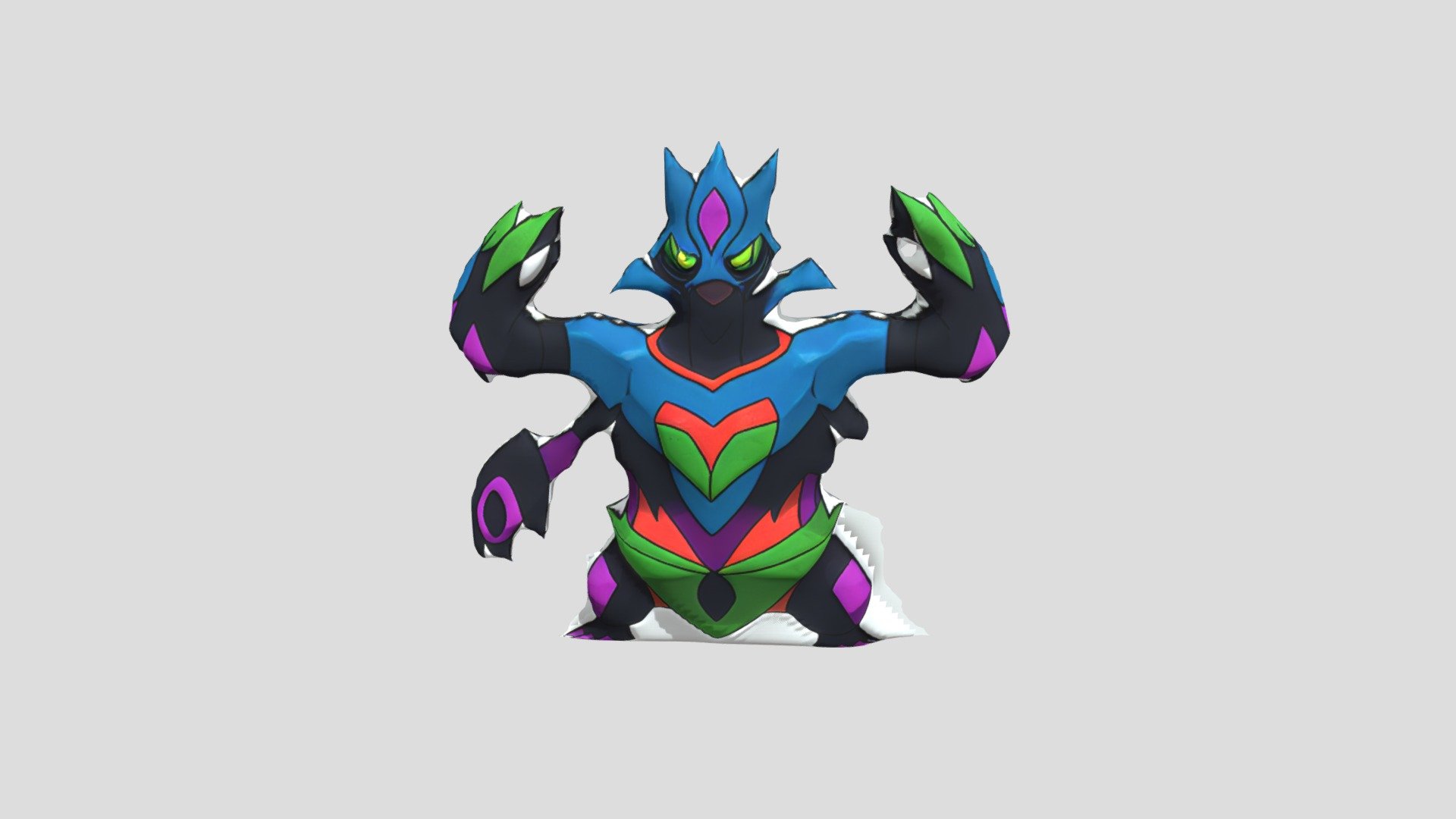 Pokemon Goal 745 - Download Free 3D model by klrxyz [26e57a2] - Sketchfab