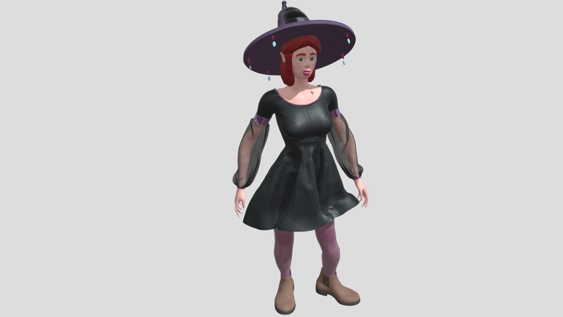 Witch Standing - 3D model by masekmelia [26e8a9b] - Sketchfab