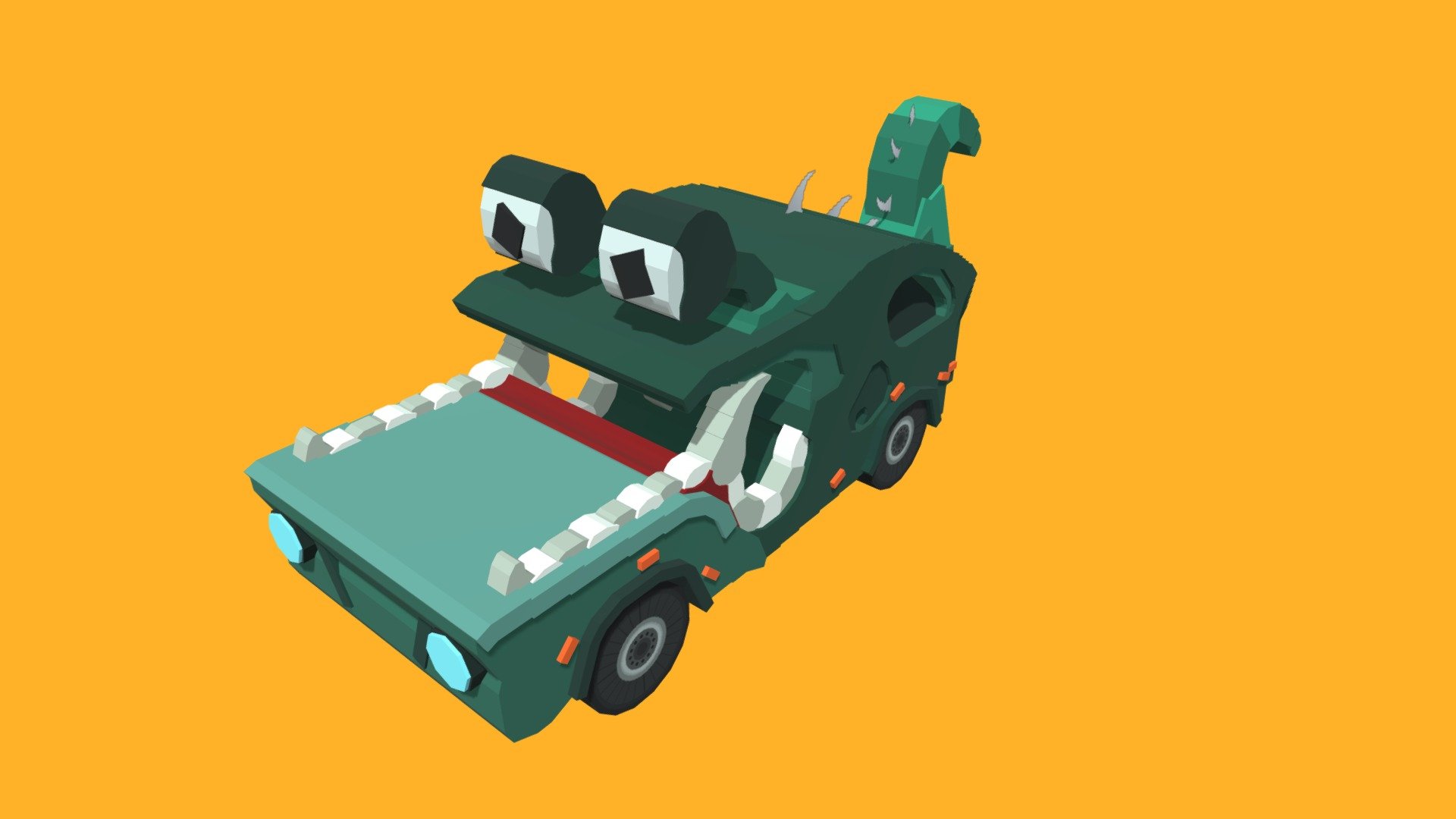 PixelMine | Monster Car - 3D model by PixelMine [26e9f88] - Sketchfab
