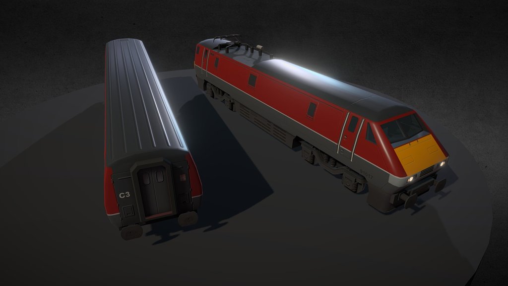 Vehicle_Railway - A 3D model collection by fedbe59 - Sketchfab