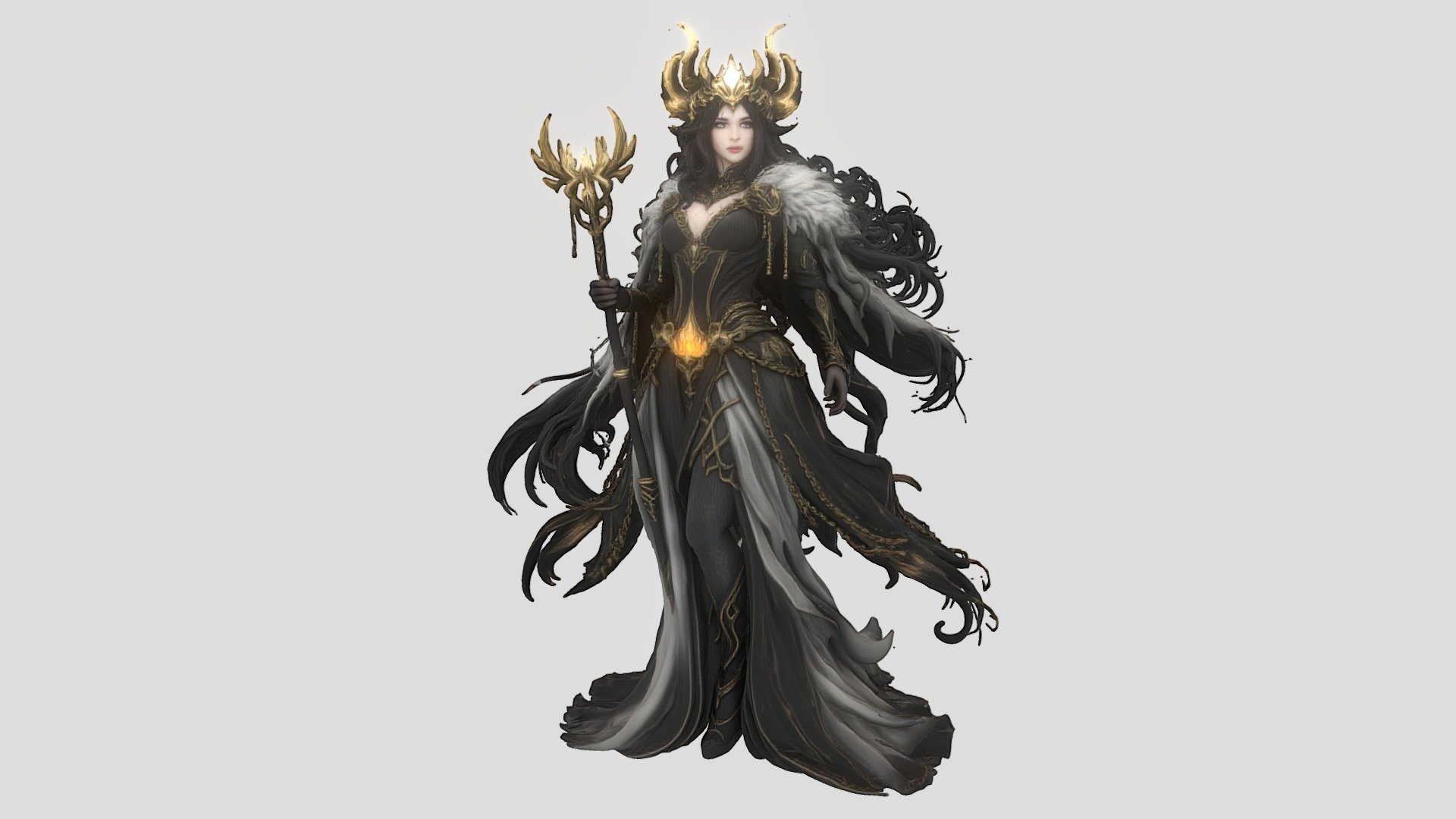 Dark Valkyrie Queen - Download Free 3D model by ItsKrish7 ...