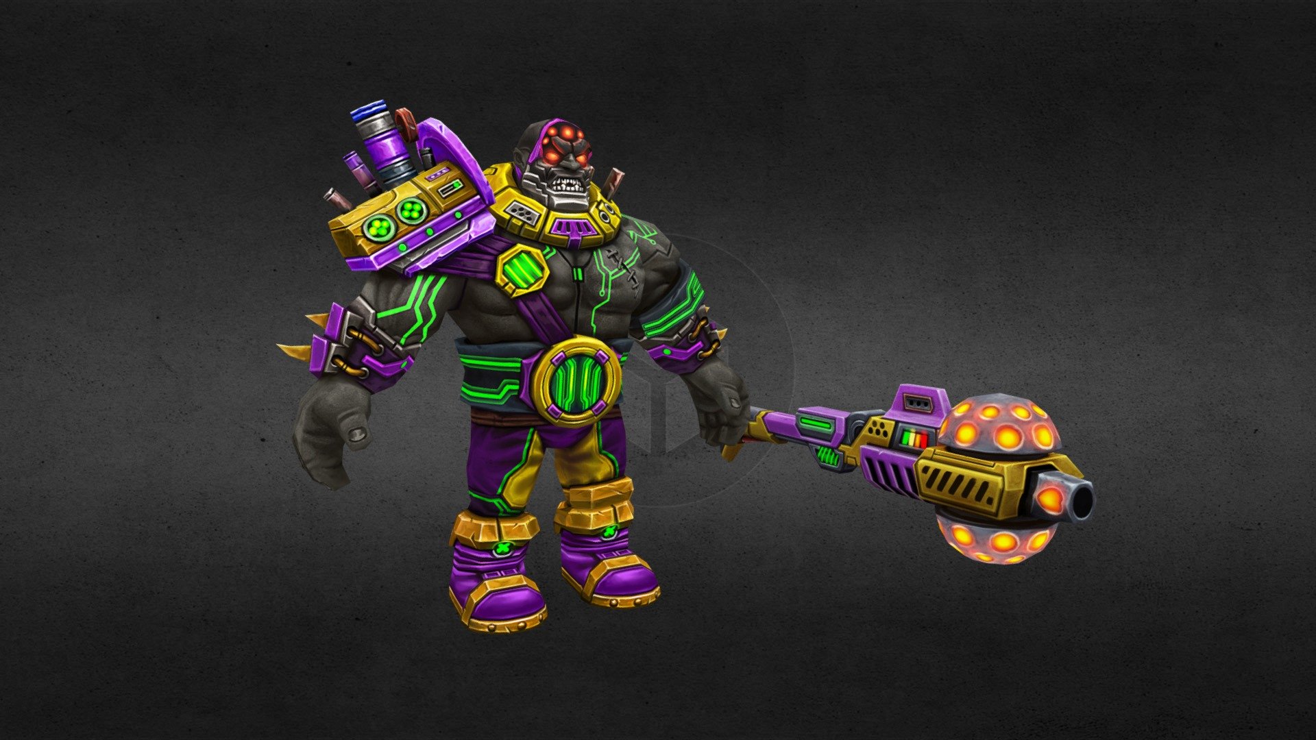 Mutant_01 - 3D model by CC (@ccsf) [26ec589] - Sketchfab