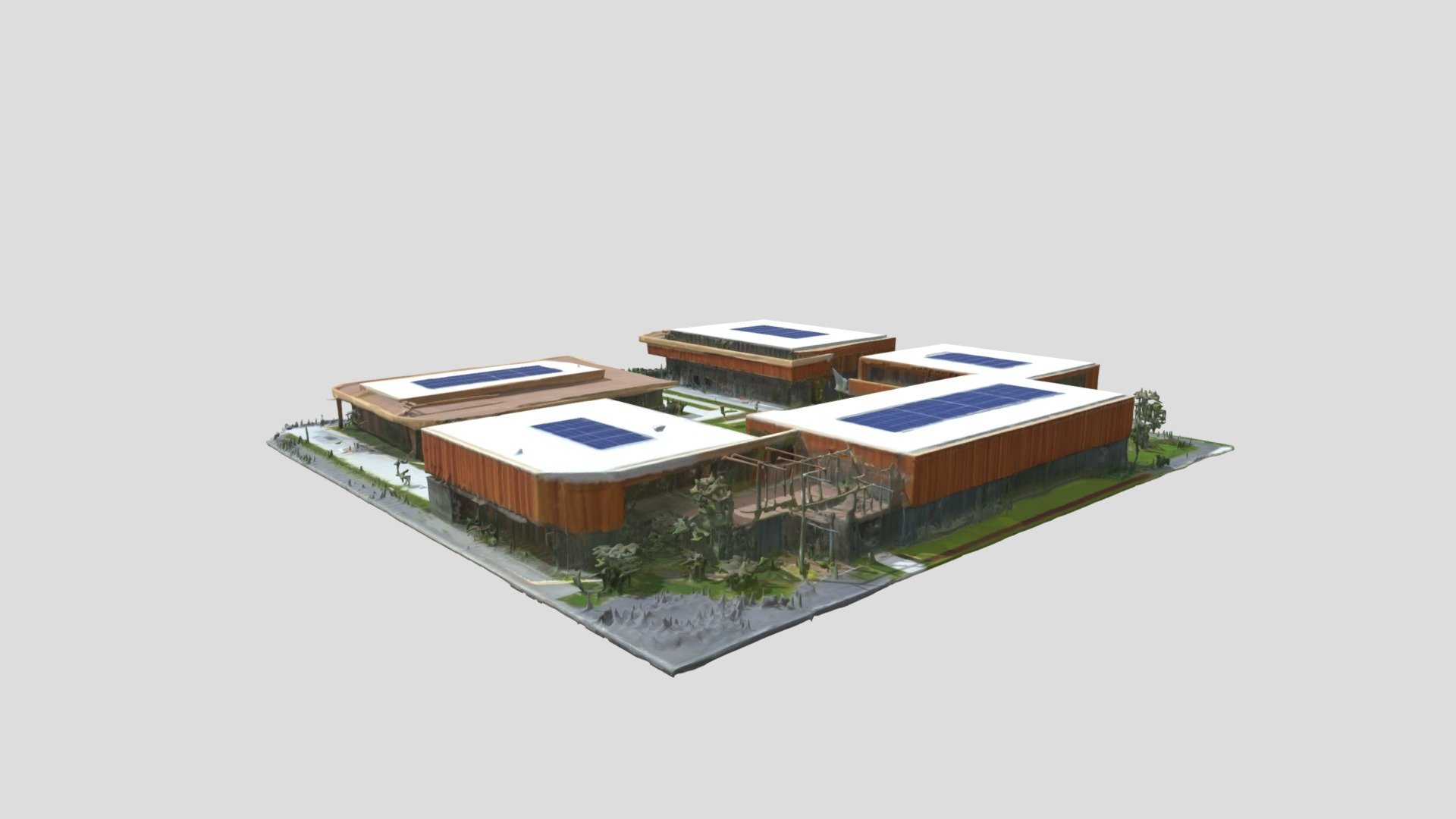 Sustainable Campus - 3D model by alla9101997 [26ed049] - Sketchfab