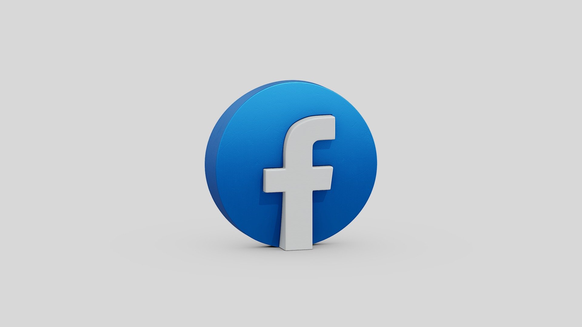 Facebook 3D Logo - Buy Royalty Free 3D model by Eugene Korolev (@eugene ...