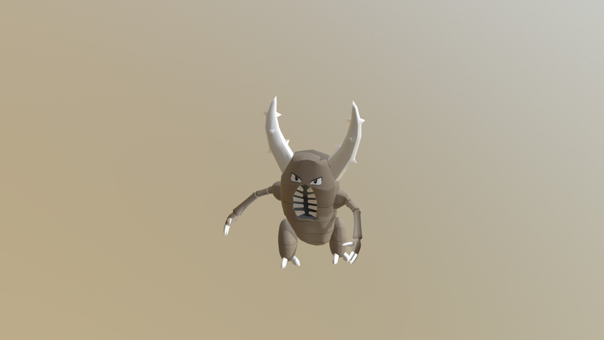 Pinsir Pokemon - 3D model by pausentelles [26ee8ef] - Sketchfab