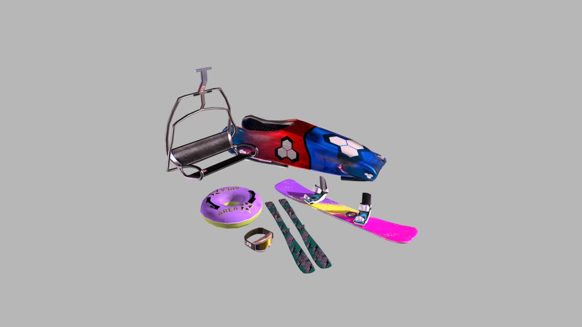 6 props "Extreme Winters Sports" - 3D model by eawilson3 [26ef878 ...