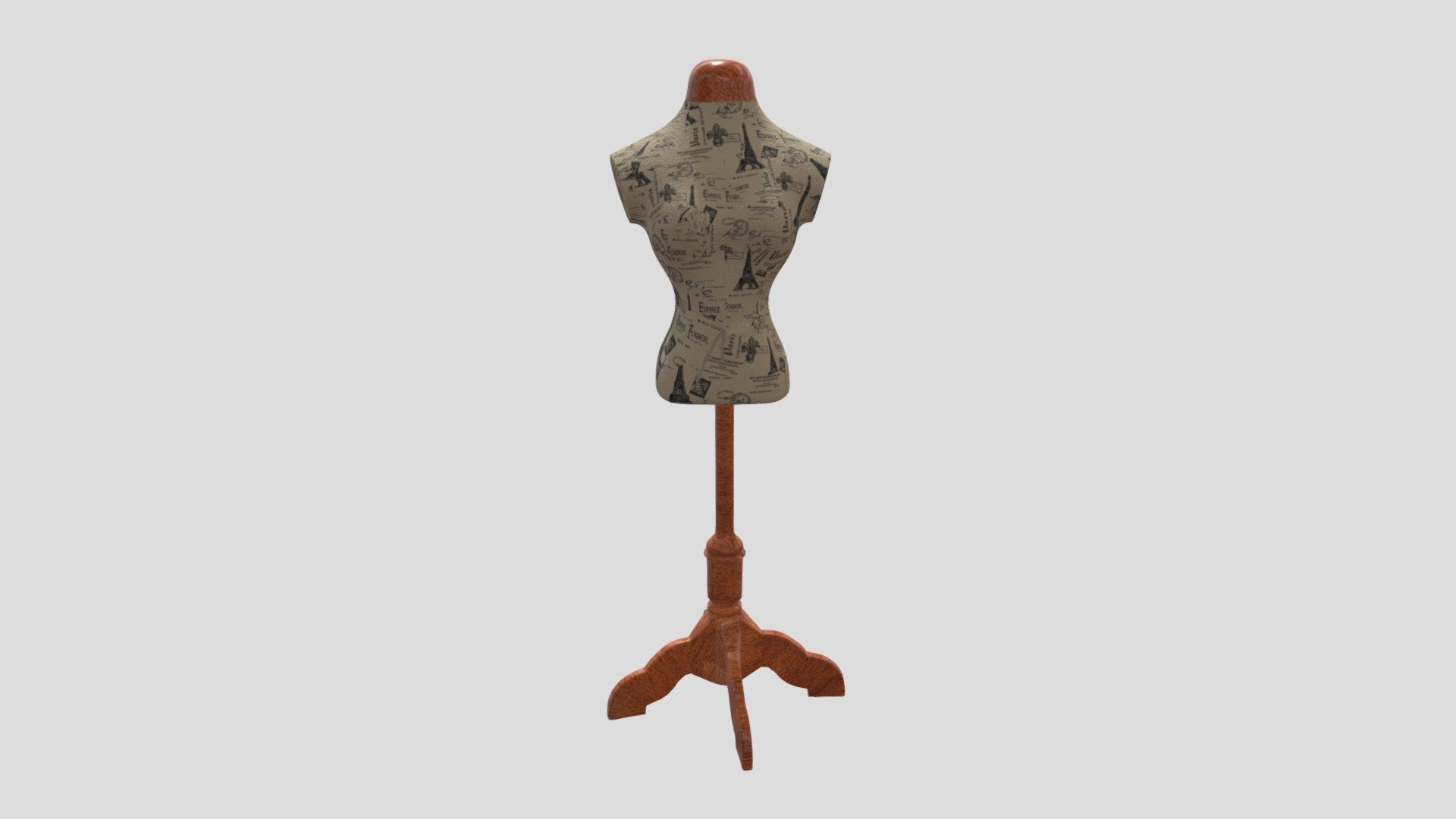 Dressmakers Torso - 3D model by boudiccababy [26ef9d7] - Sketchfab