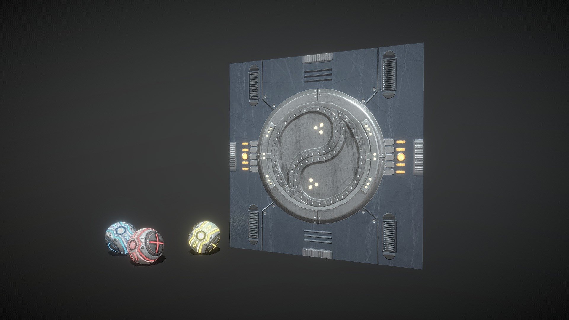 Sci-Fi Ball Launcher - Buy Royalty Free 3D model by Experience Lab Art ...