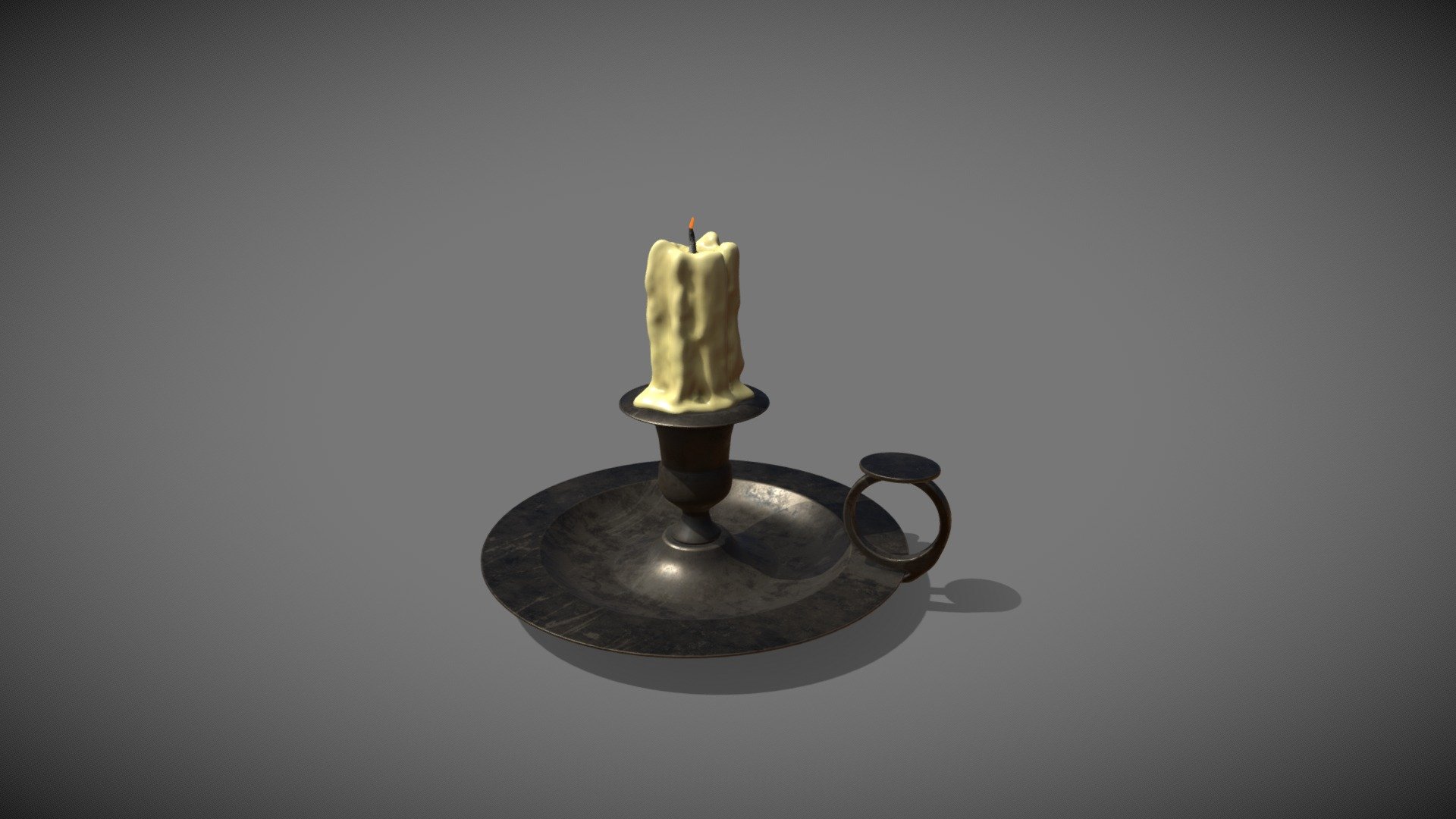 Candle Stick - Download Free 3D model by Dumokan Art (@dumokanart ...